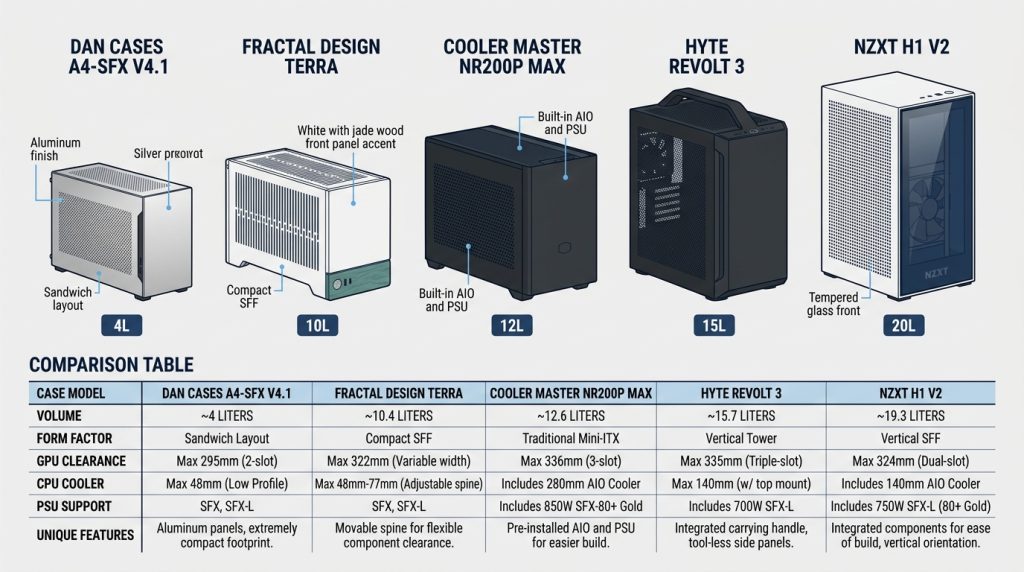 Best Mini ITX Cases for SFF Builds 2026 | SunbeamTech
